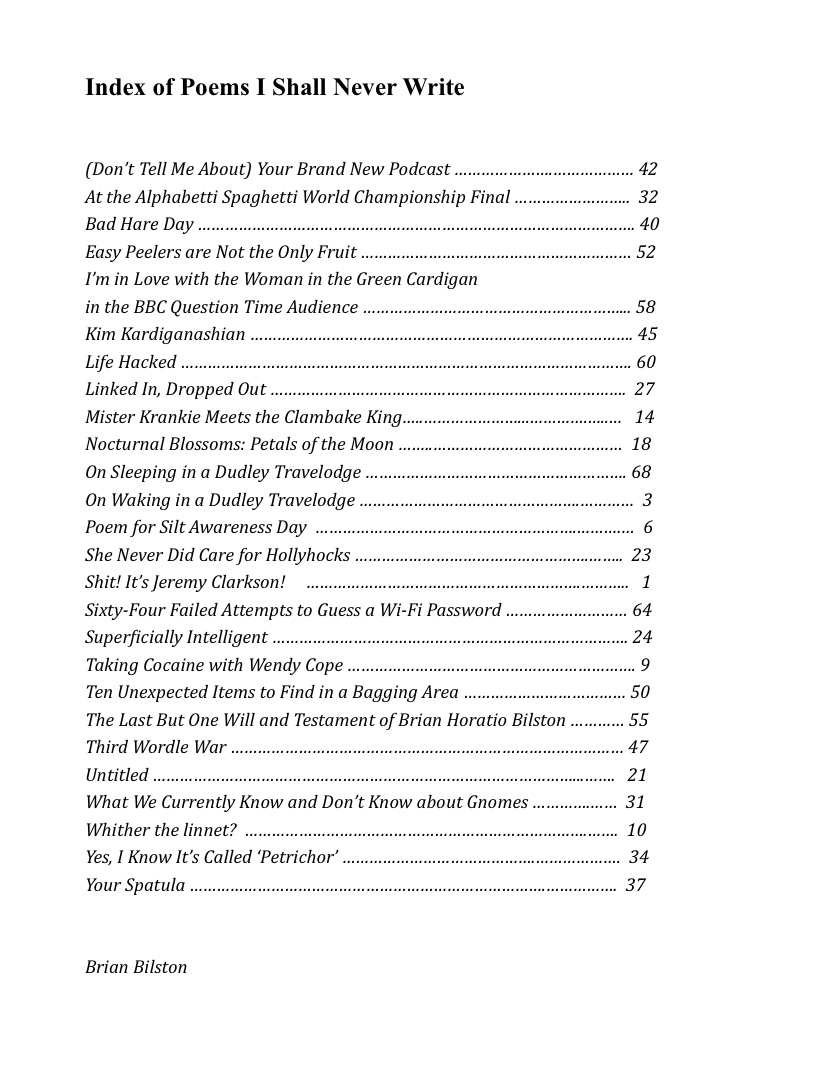 Some poems – Brian Bilston